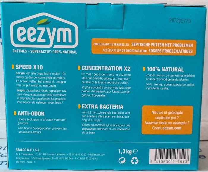 Bio Enzimai EXTRA - valymo įrenginiams, kanalizacijai - Buksvarus.lt